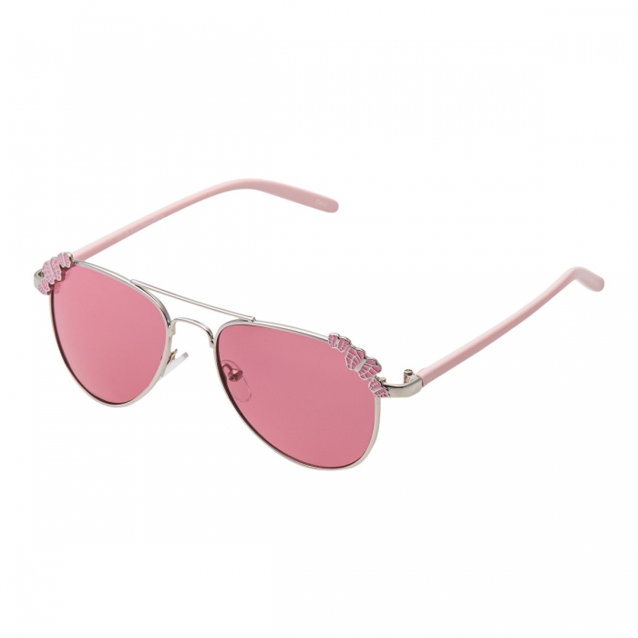 Ultra Pink Frame with Pink Lenses Butterflies Childrens Kids Pilot ...